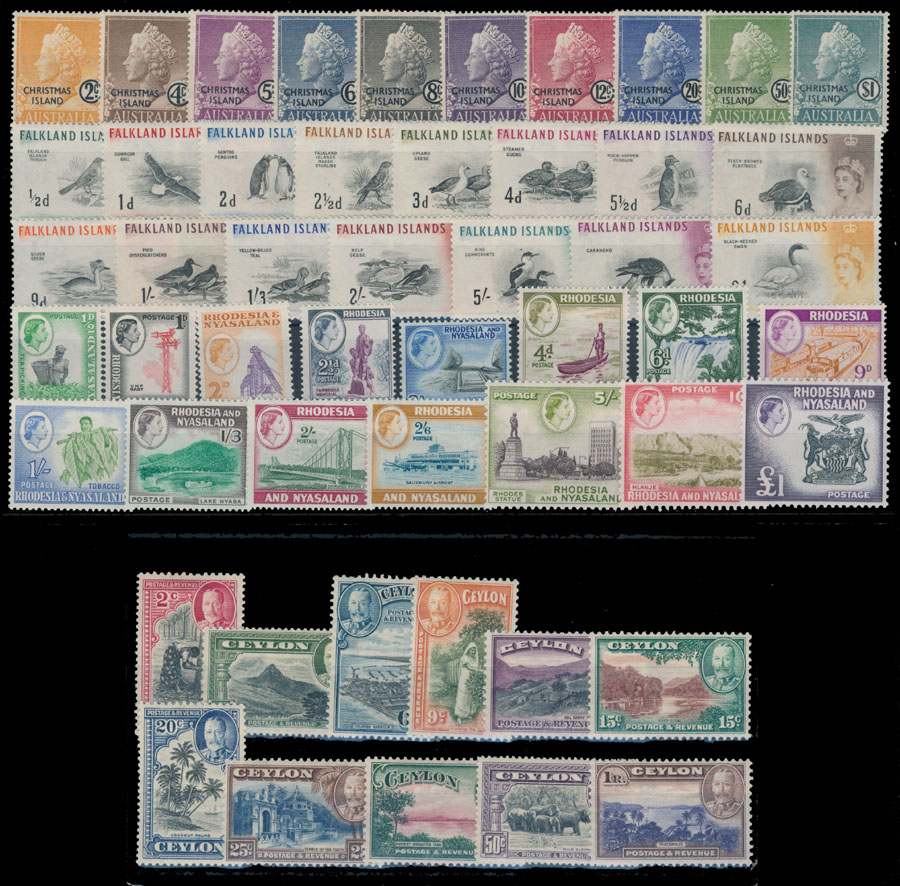 British Commonwealth - Collections and Omnibus Issues Stamp Auctions