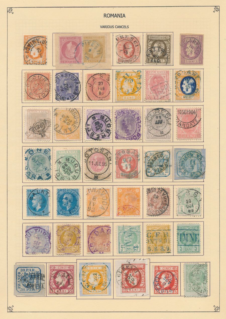 romania - collections Stamp Auctions