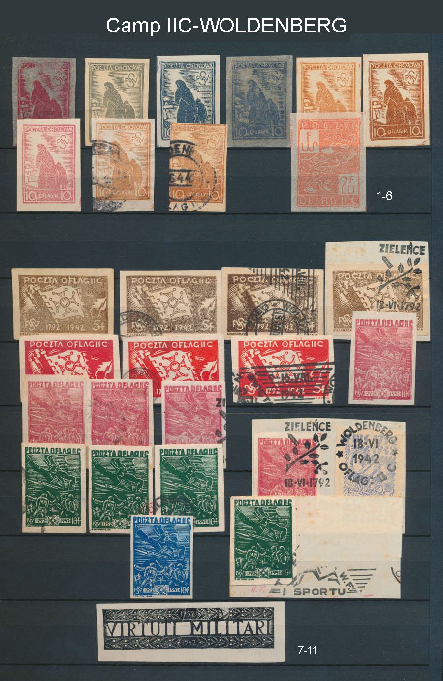 POW Camp Post Stamp Auctions