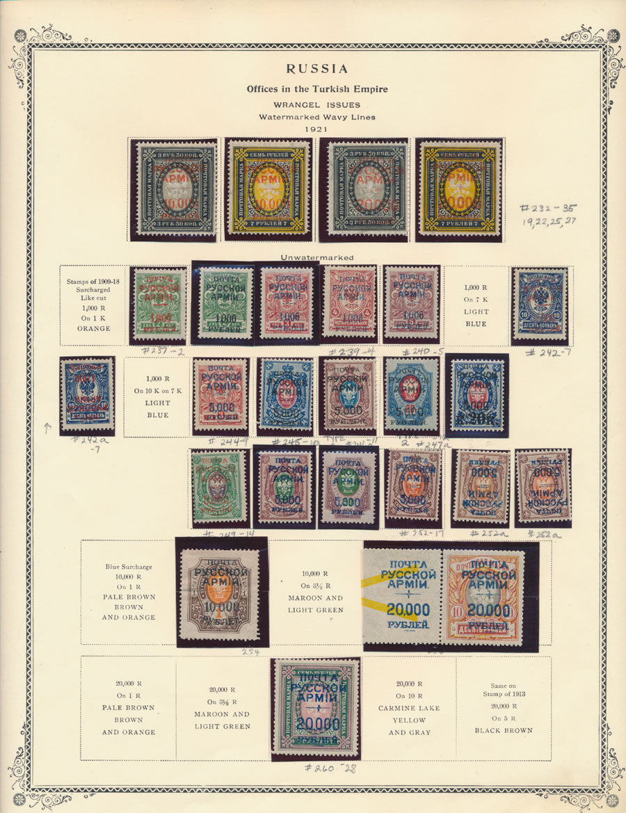 Collection on Scott Album Pages Stamp Auctions