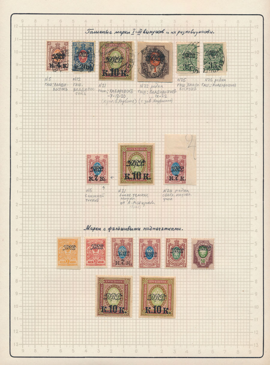 Stamp Auction - russian locals of the civil war period far eastern ...