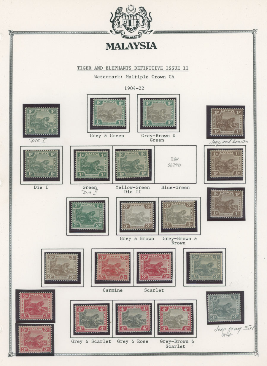 federated malay states Stamp Auctions
