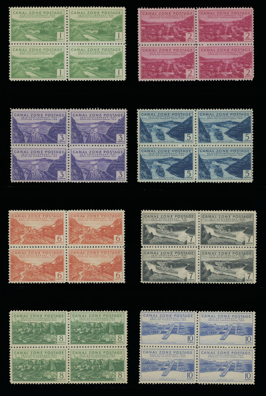 canal zone Stamp Auctions